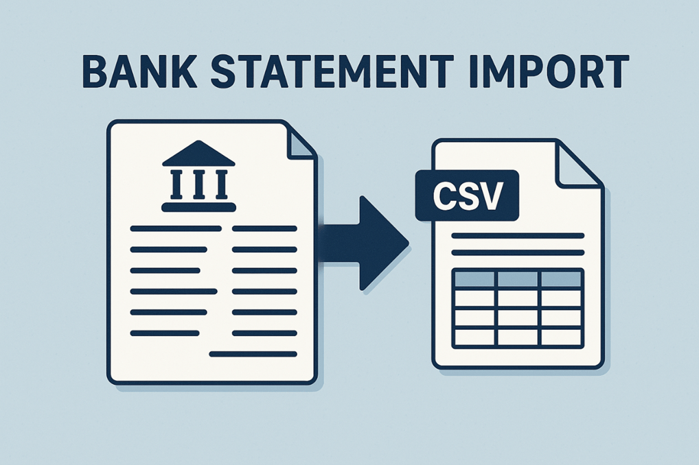 Bank Statement Import Using Csv File